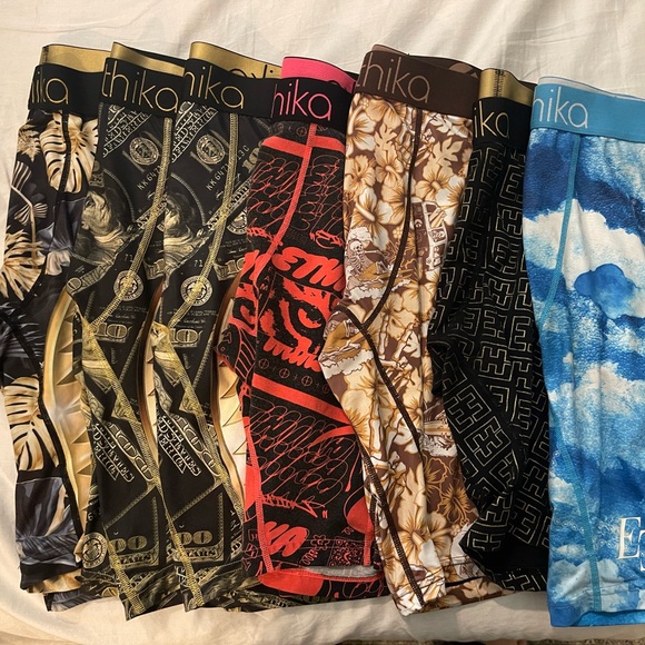 ethika | Underwear & Socks | Mens Ethika Staple Boxers Set Of 7 Lot ...
